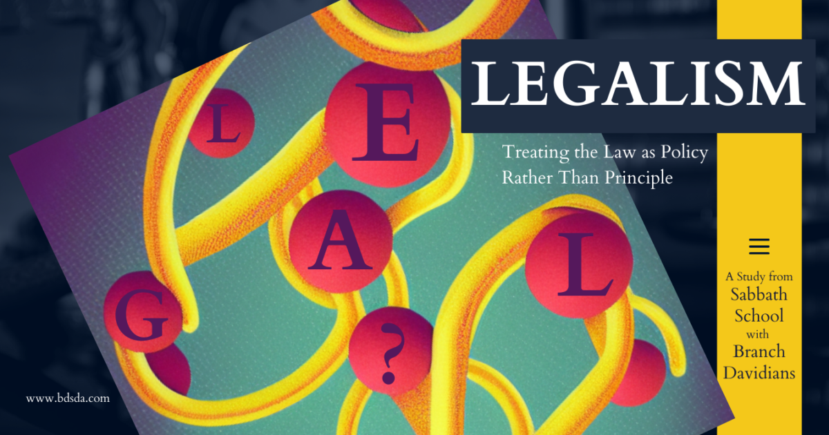 Legalism: Keeping the Law in Ceremony Rather than in Principle