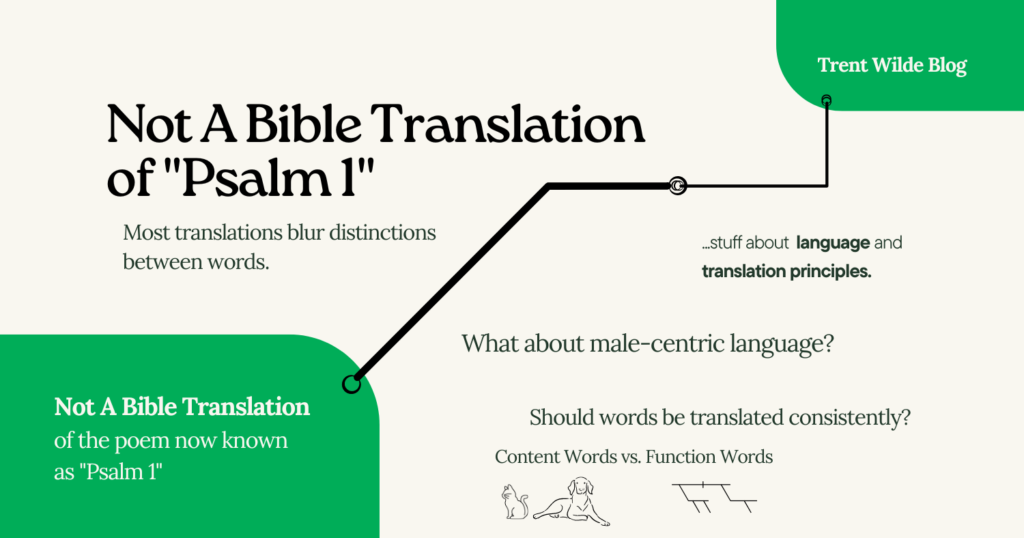 Not A Bible Translation of "Psalm 1"