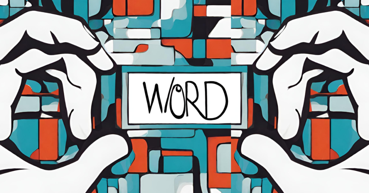 A Word If You Will